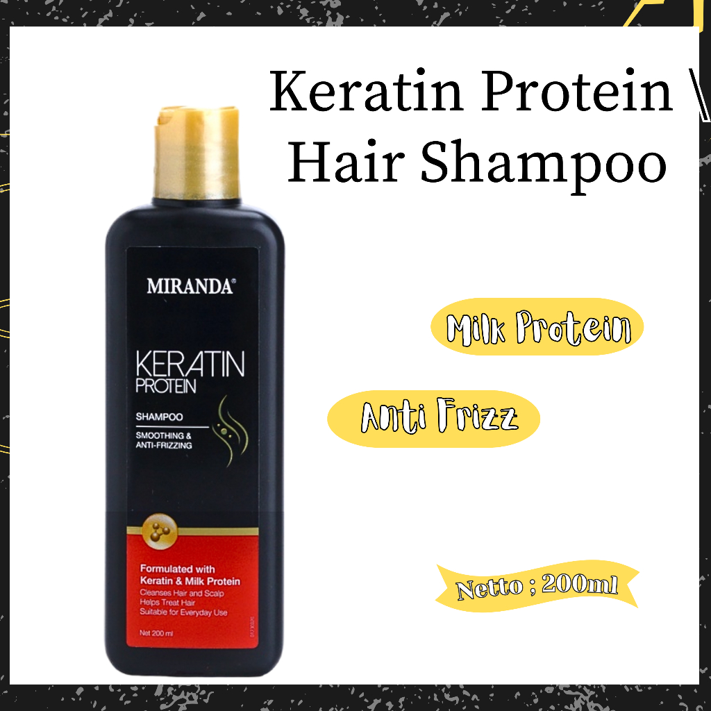Jual Miranda Keratin Protein Hair Shampoo 200ml | Shopee Indonesia