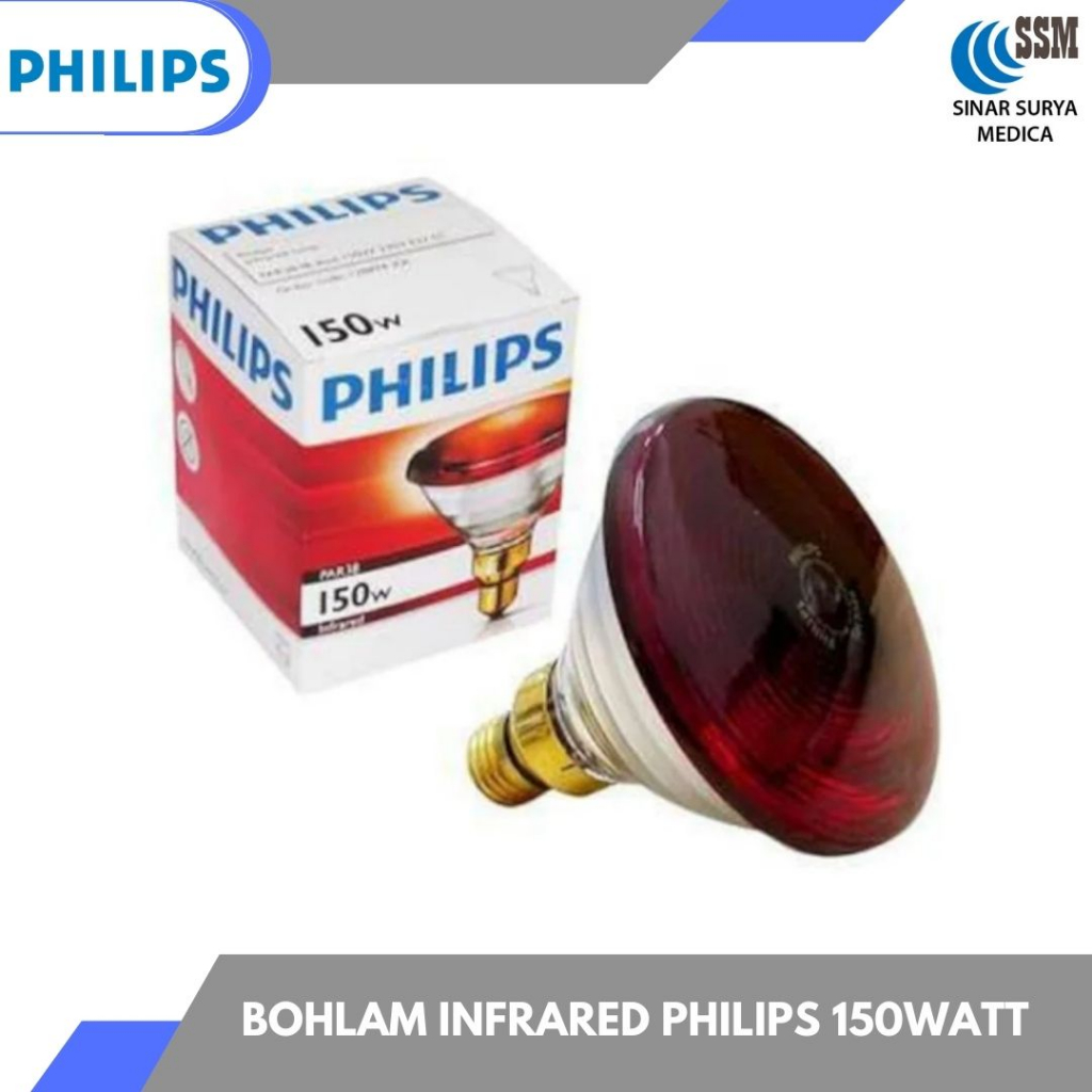 Jual Lampu terapi infrared Bohlam Infra Merah Lampu kesehatan 150W ...