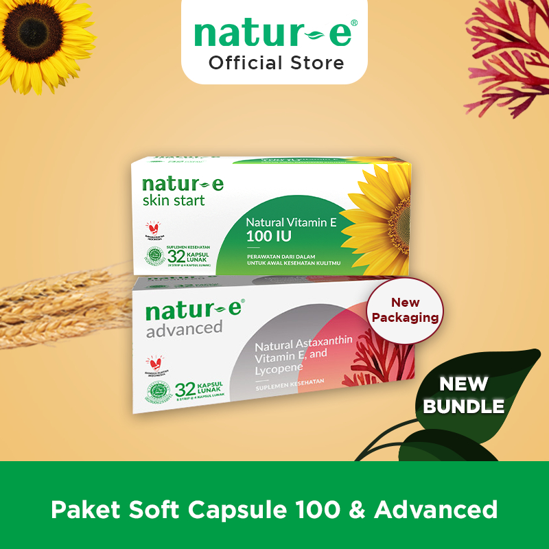 Jual [Bundle] Natur-E Skin Start Natural Vitamin E 100 IU dan Advanced ...