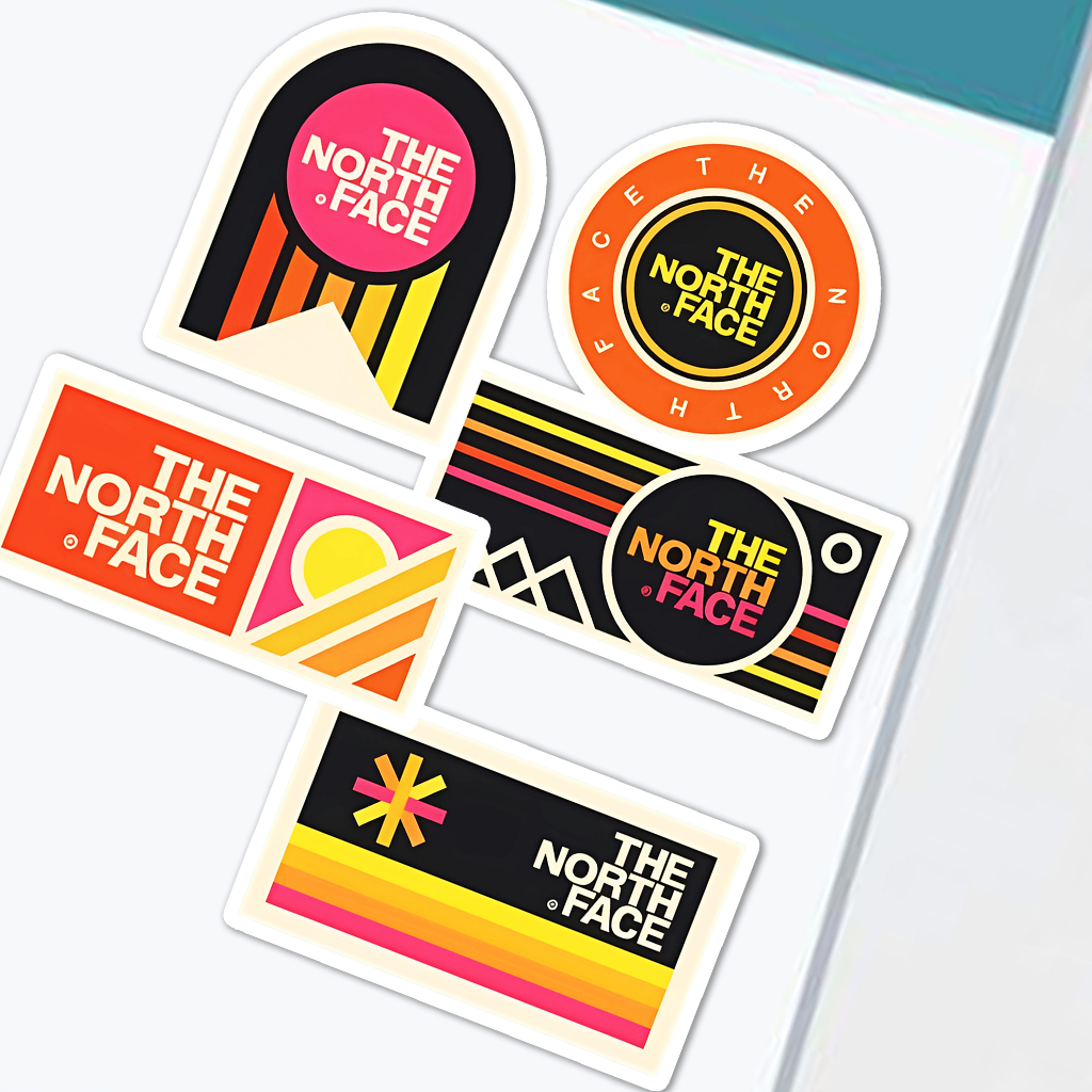 Jual Sticker The North Face Aesthetic Stiker Waterproof (5pcs) | Shopee ...