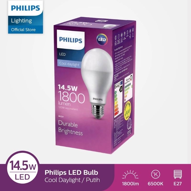 Jual Led Philips 14,5 Watt MyCare - Lampu Philips 14.5 W Led Bulb Putih | Shopee Indonesia