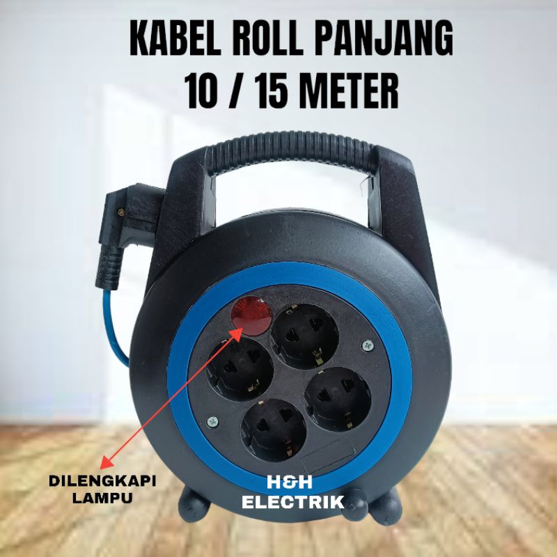 Jual Kabel box panjang 10 meter 15 meter / Kabel roll / Kabel gulung ...