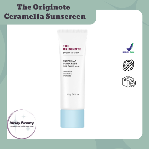 Jual The Originote Ceramella Sunscreen SPF50 PA+++ Serum Sunscreen ...