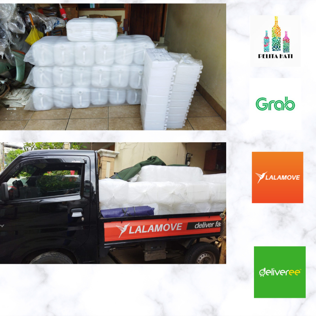 Jual JERIGEN PLASTIK FOOD GRADE UKURAN 10 18 20 25 30 LITER BARU SEGEL ...
