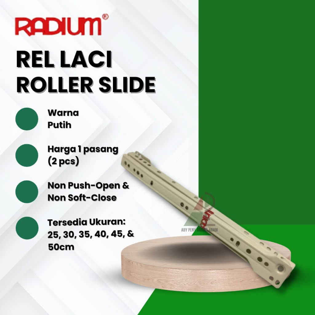 Jual Rel Laci Lemari /Meja Radium (GROSIR) 30 CM | Shopee Indonesia