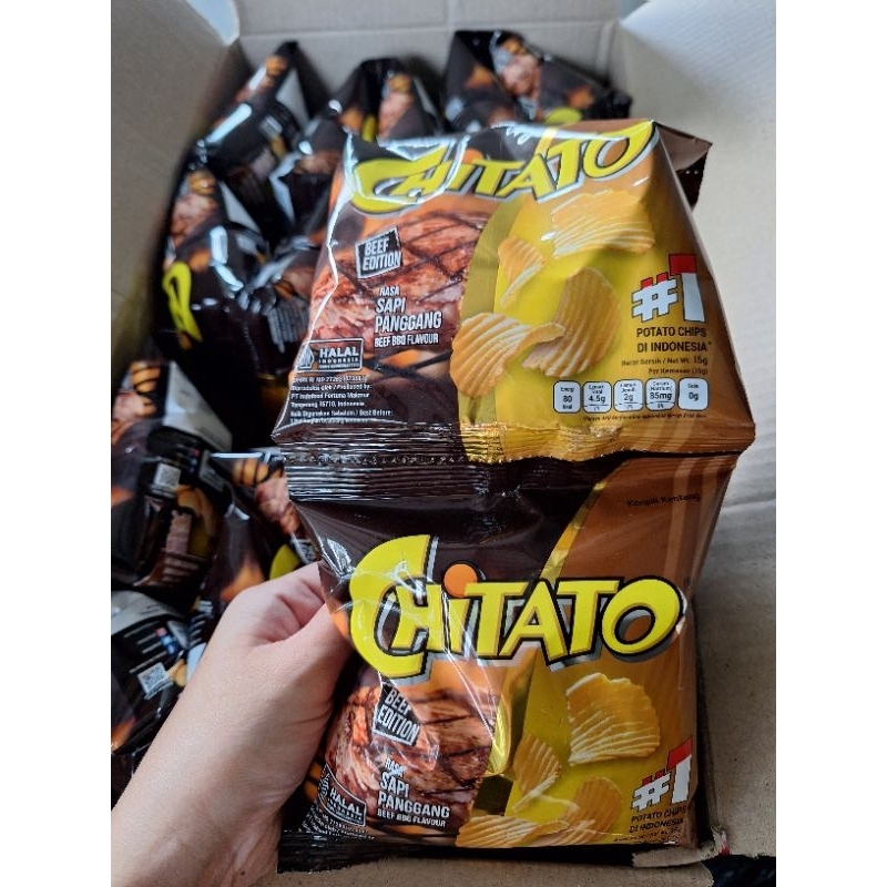 Jual Chitato Rasa Sapi Panggang (1renceng isi 10pcs) | Shopee Indonesia