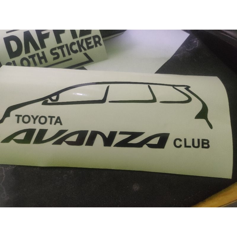 Jual Stiker cutting Toyota Avanza Club | Shopee Indonesia