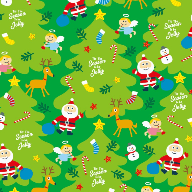 Jual Kertas Kado BINTANG Motif Natal/ kertas kado Christismas / kertas ...