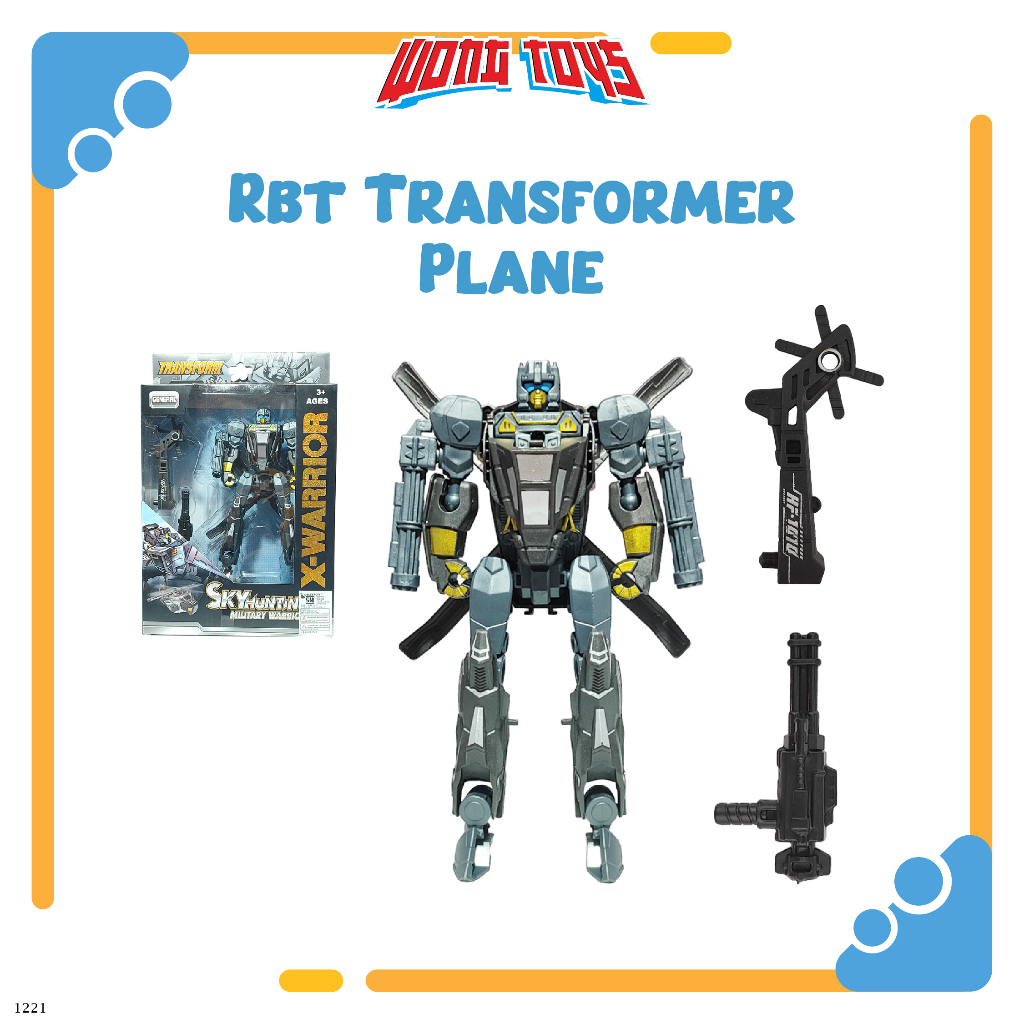 Jual Rbt Transformer Plane (1221) - Mainan Robot Sky Hunting | Shopee ...