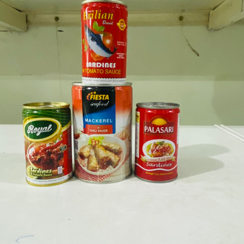 Jual Sarden ||fiesta makarel||Palasari||Brilian||Royal sardines ...