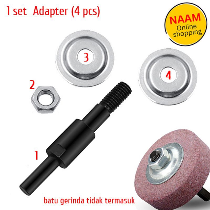 Jual ADAPTER MATA BOR KE GERINDA & POLES - ADAPTOR SPINDLE ARBOR GRINDA ...