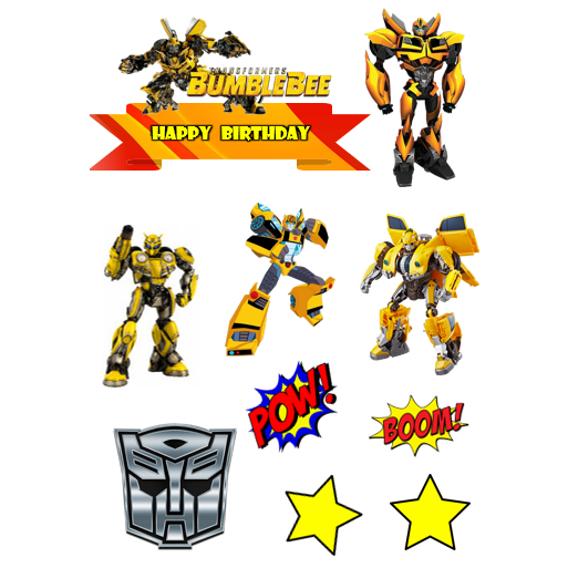 Jual Topper Cake Tema TRANSFORMERS Custom/Hiasan Cake Transformers ...