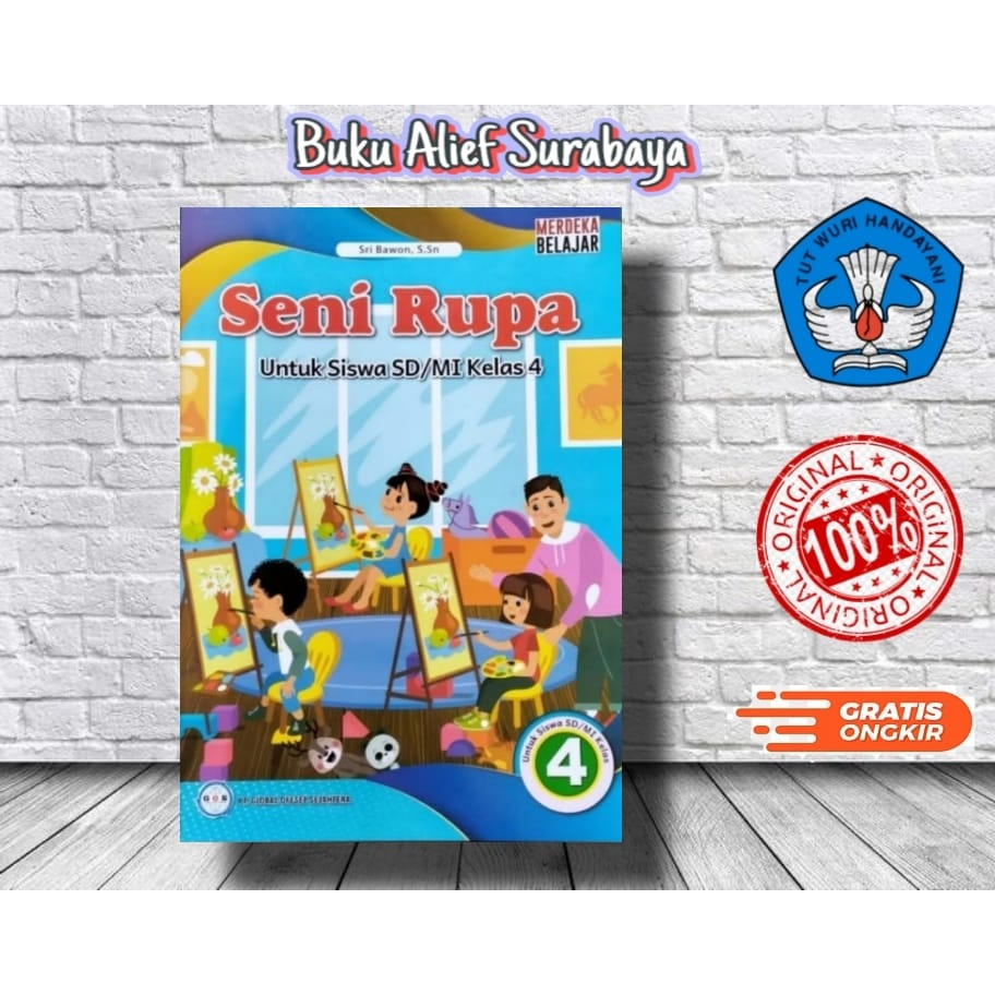 Jual Buku Siswa Seni Rupa SD/MI Kelas 4 Merdeka Belajar Penerbit Global Offset Sejahtera GOS ...