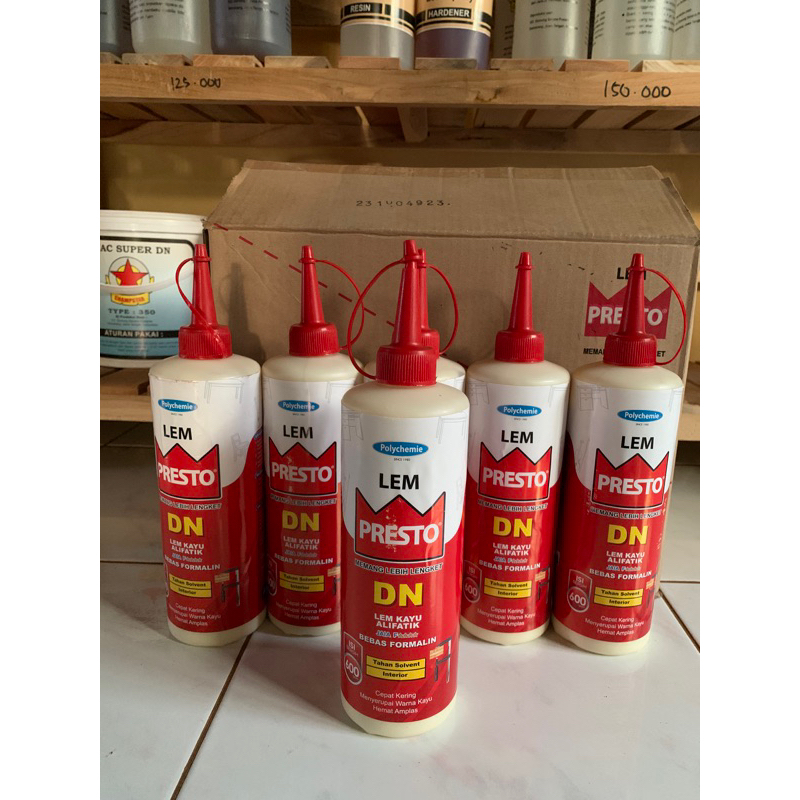 Jual LEM DN PRESTO BOTOL 600 GRAM | Shopee Indonesia