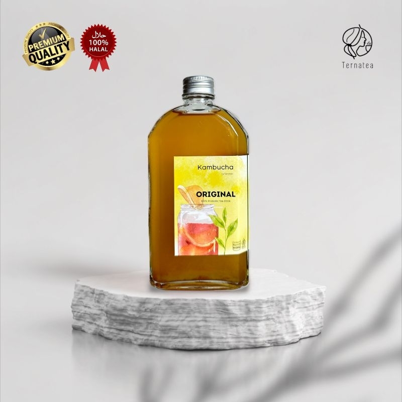 Jual Teh Kombucha Original Botol Kaca 330ml | Shopee Indonesia