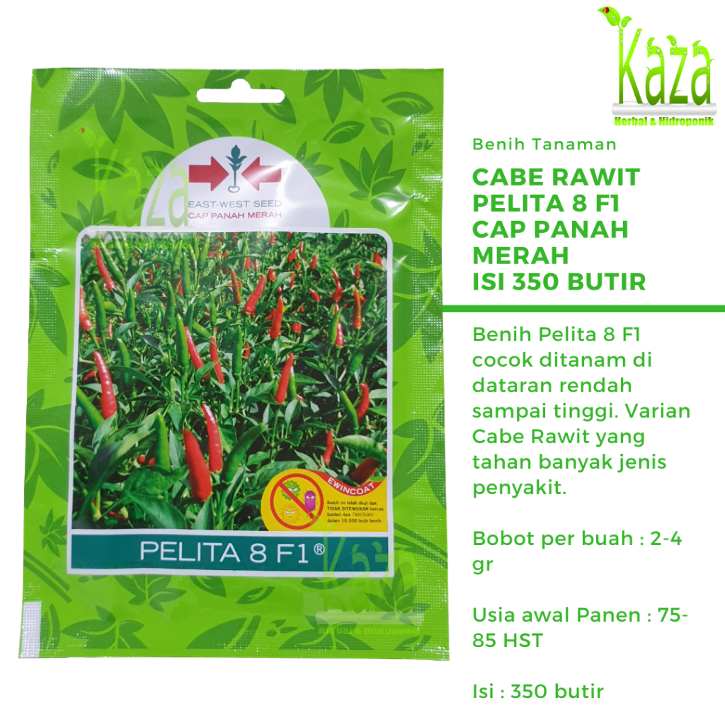 Jual Benih Cabe Rawit Pelita 8 F1 350 butir Cap Panah Merah | Shopee ...