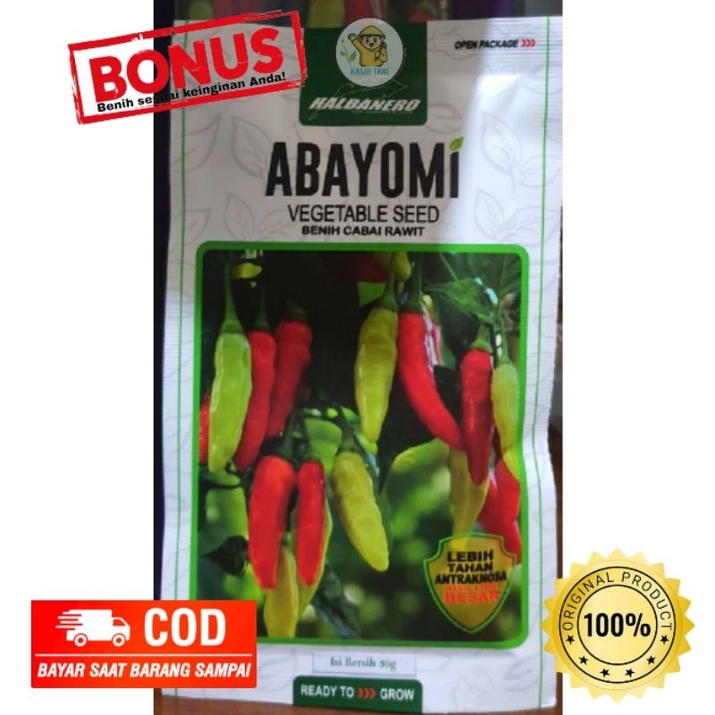 Jual Benih Cabai Rawit Abayomi 30 gram | Shopee Indonesia