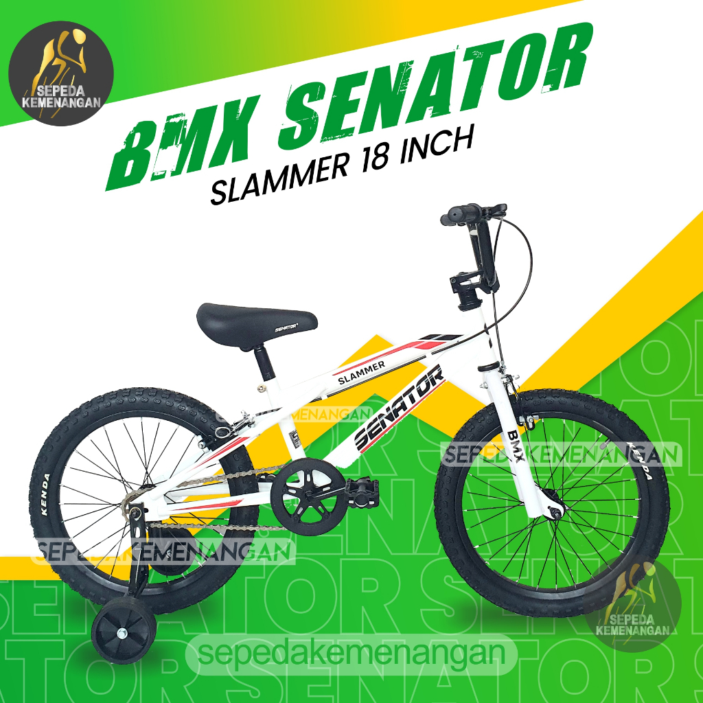 Jual SEPEDA BMX SENATOR SLAMMER UKURAN 18 INCH | Shopee Indonesia