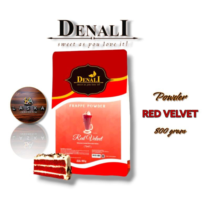 Jual Red Velvet Powder Merk Denali - 800 grm - Bubuk minuman Rasa Red ...