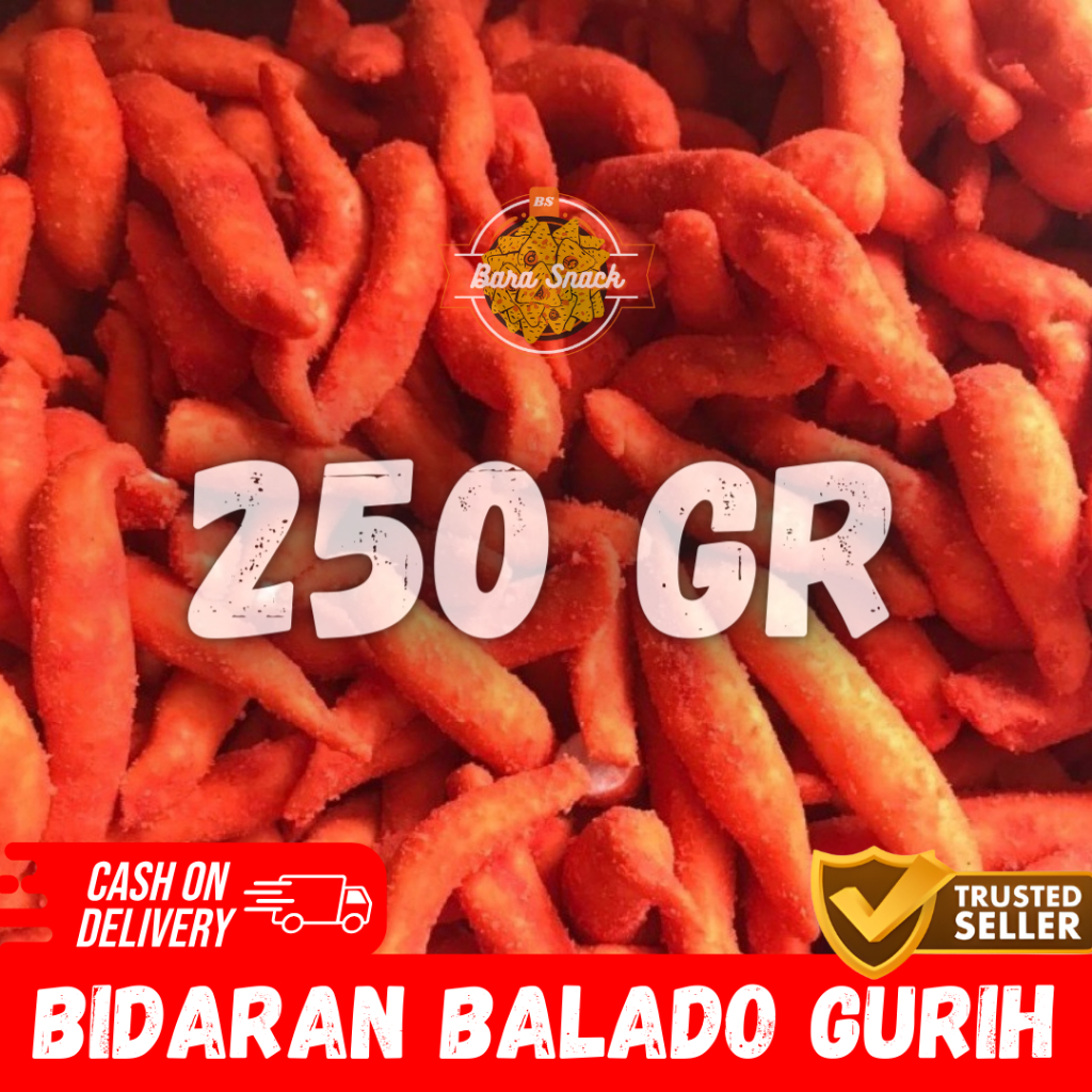 Jual [ 250gr ] Bidaran Balado / Widaran Pedas / Telur Gabus Pedas ...