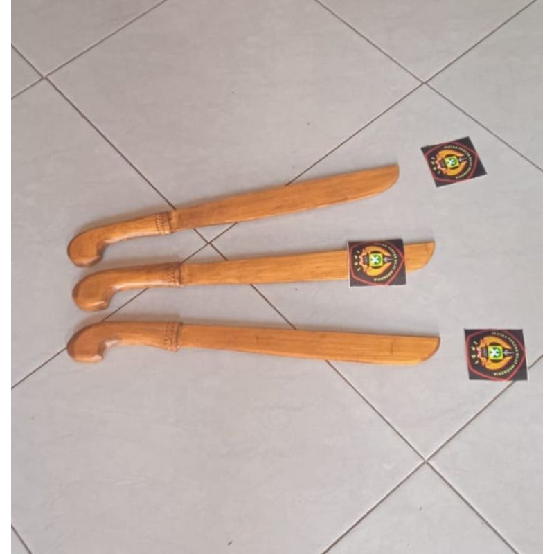 Jual Golok pencak silat Bahan kayu-Golok kayu untuk silat +Bonus Stiker ...