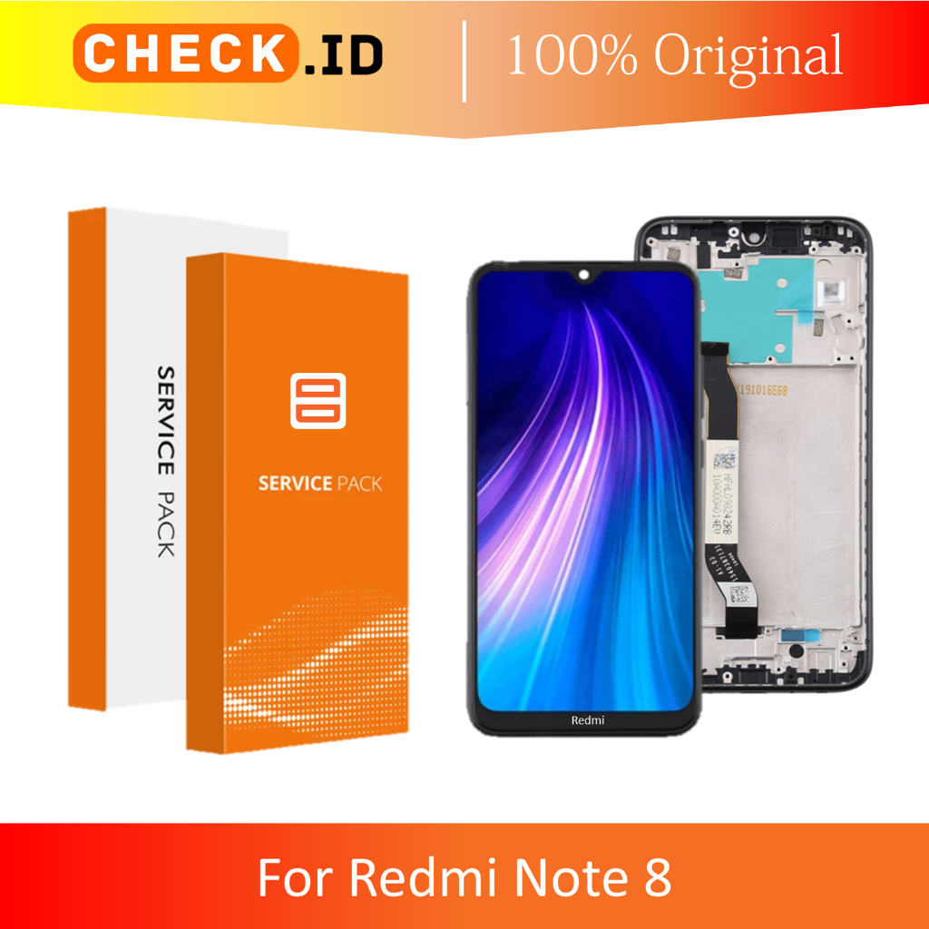 Jual [ CHECK.ID ] LCD + FRAME XIAOMI REDMI NOTE 8 ORIGINAL | Shopee ...