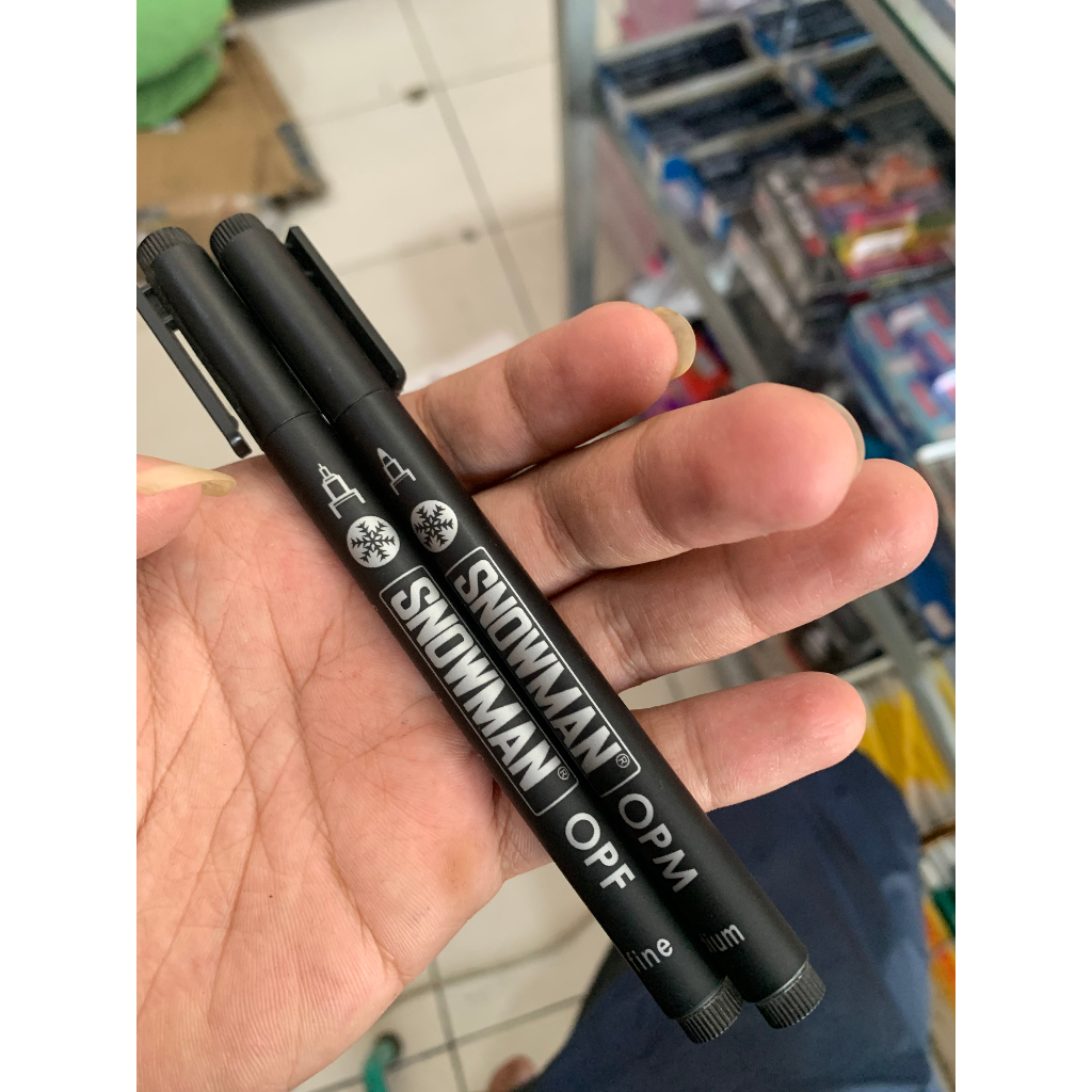 Jual SNOWMAN OPM / OPF spidol / drawing pen | Shopee Indonesia