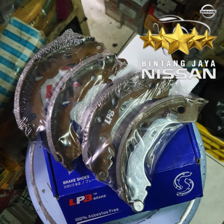 Jual Kampas Rem Belakang Nissan March K13 1200cc Brake Shoe LPB | Shopee Indonesia