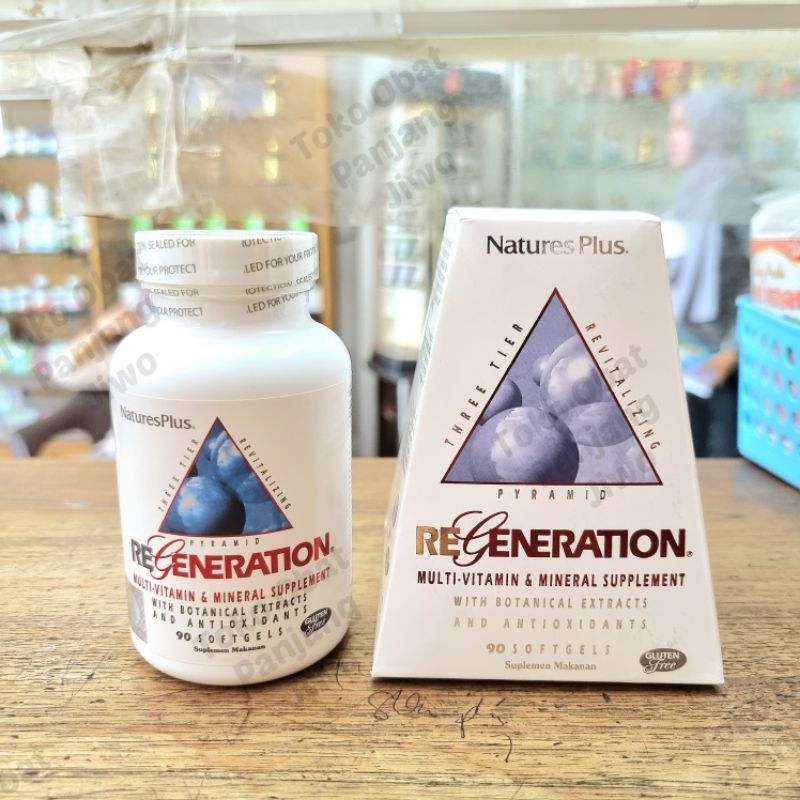 Jual NATURES PLUS REGENERATION 90 Softgels Multivitamin Mineral DAYA TAHAN TUBUH | Shopee Indonesia
