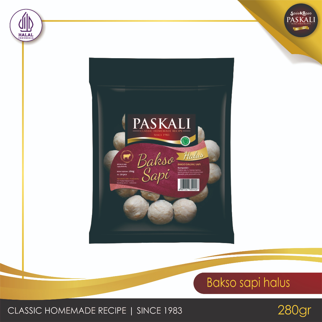 Jual Paskali Bakso Sapi Halus 280 gram (20 pcs) | Shopee Indonesia