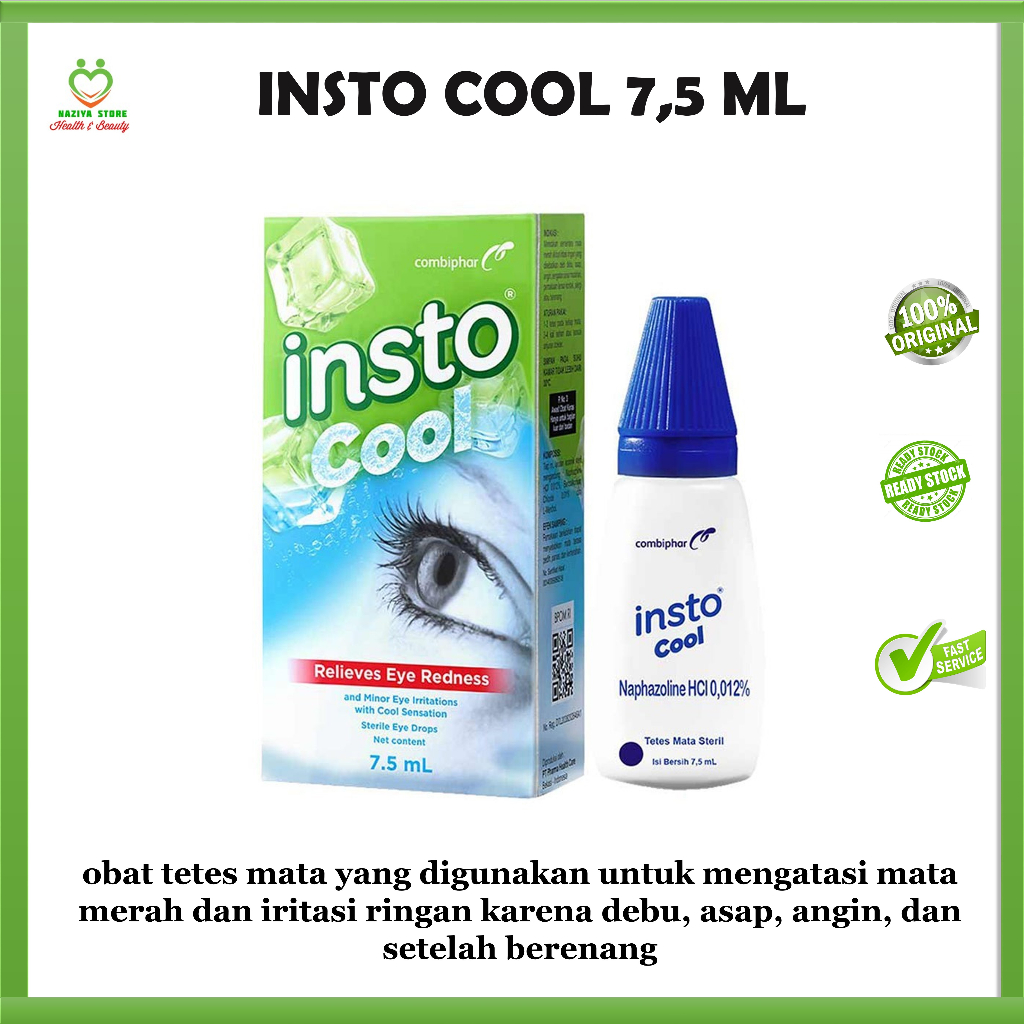 Jual INSTO COOL Obat Tetes Mata Kering Mata Kering Obat Mata Gatal 7 ...