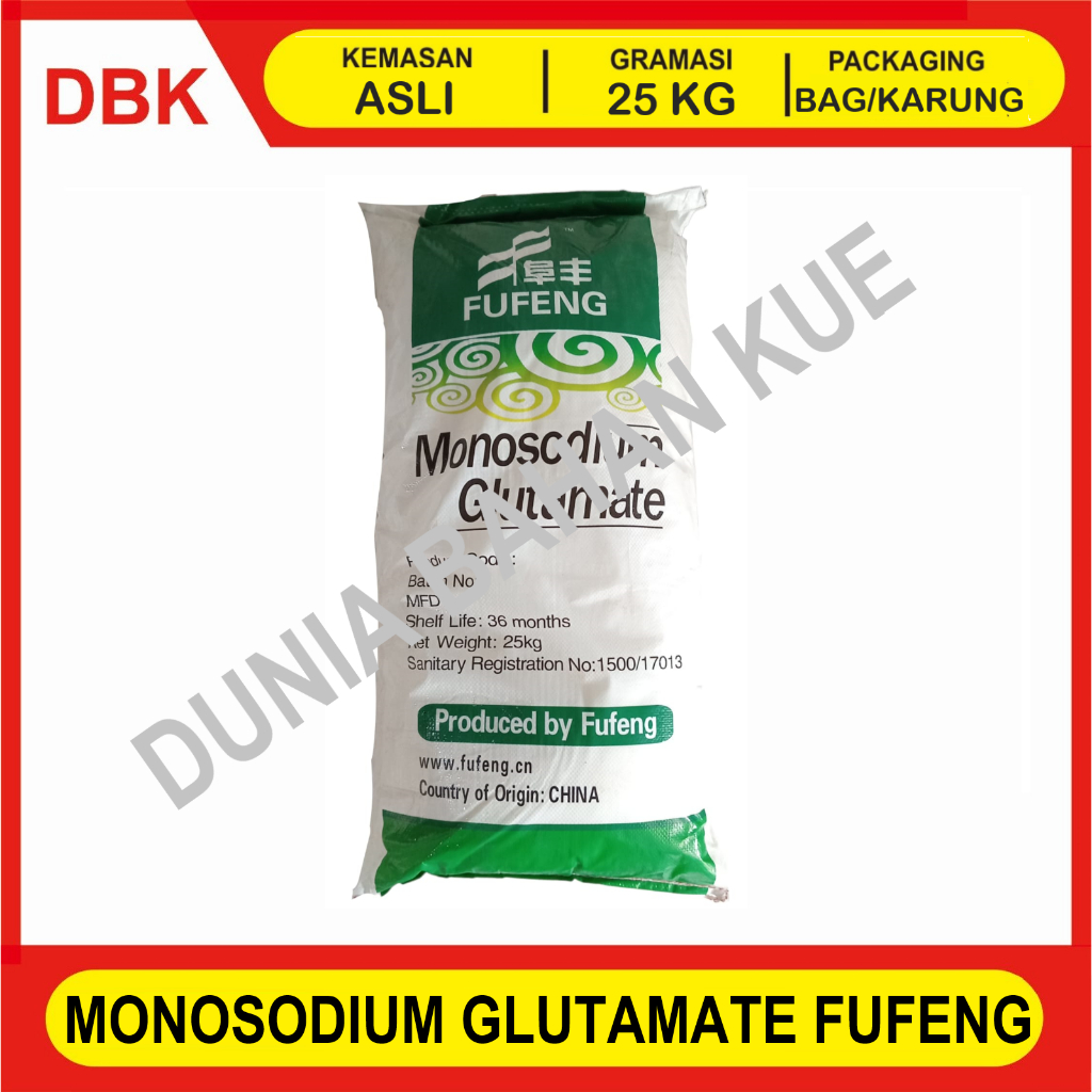 Jual MONOSODIUM GLUTAMATE FUFENG 20-40 MESH / MSG VETSIN MURNI - 1 BAG ...