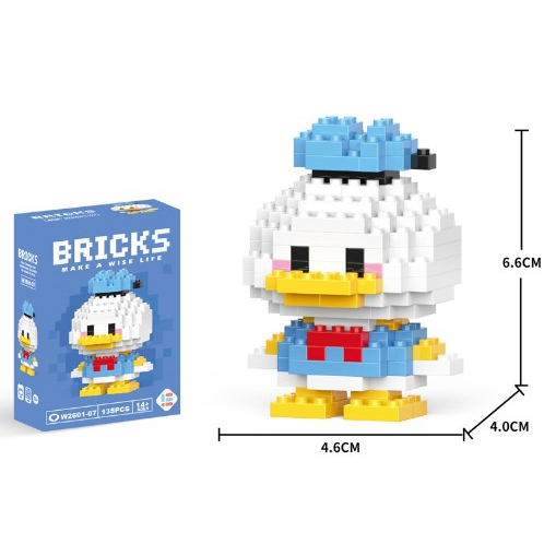 Jual Brick Mainan MINI Bricks 3D Karakter Kartun Building I Nano Block ...