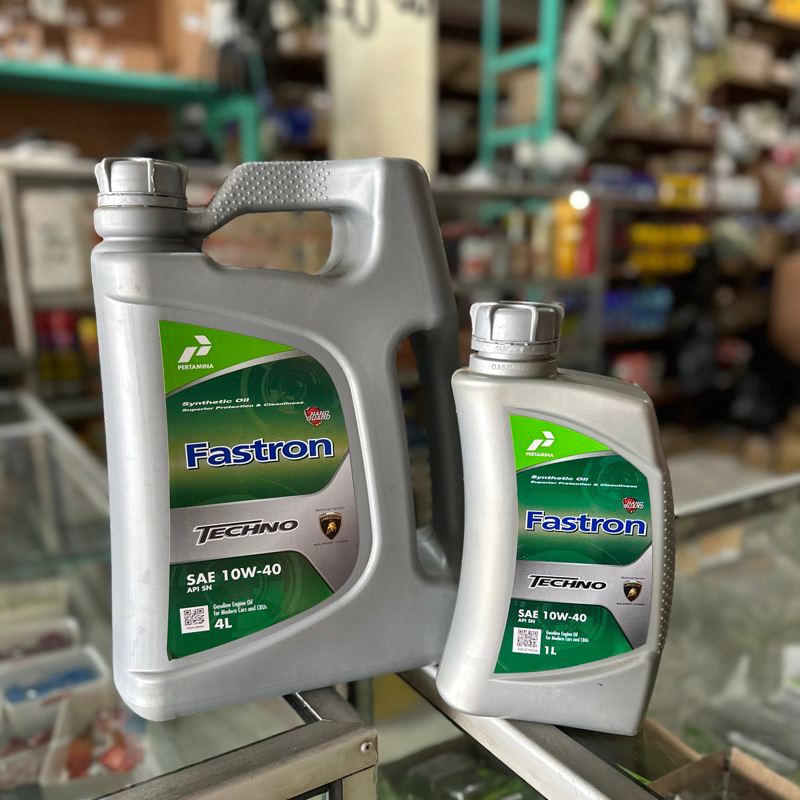 Jual Oli Pertamina Fastron Techno SAE 10W40 Kemasan 4 Liter | Shopee ...