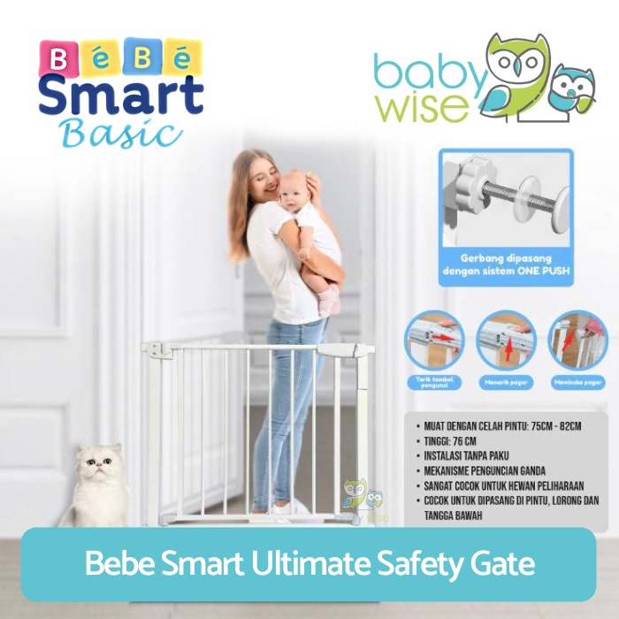 Jual Bebe Smart Ultimate Safety Gate - Pagar Pengaman Pintu Bayi ...