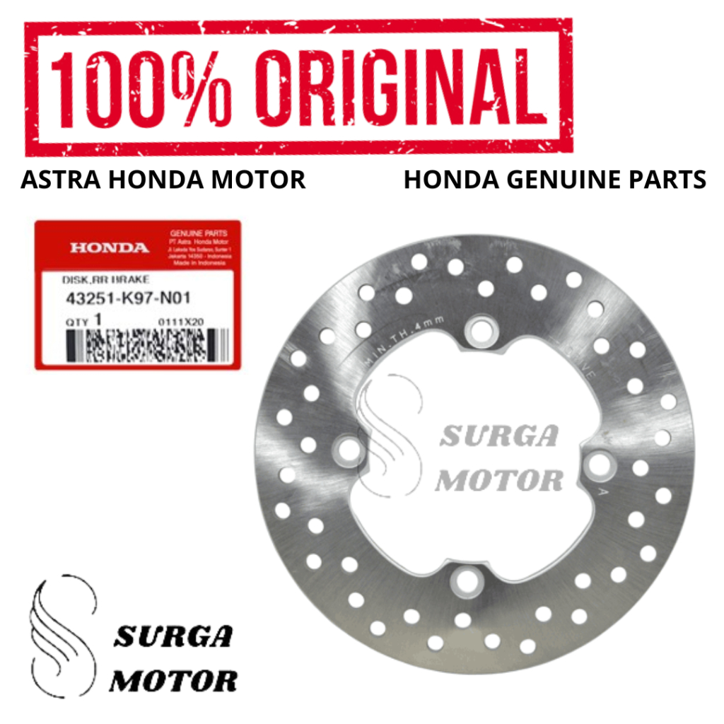 Jual Piringan Cakram Belakang PCX 150 K97 Hybrid Vario 160 K2S Original ...