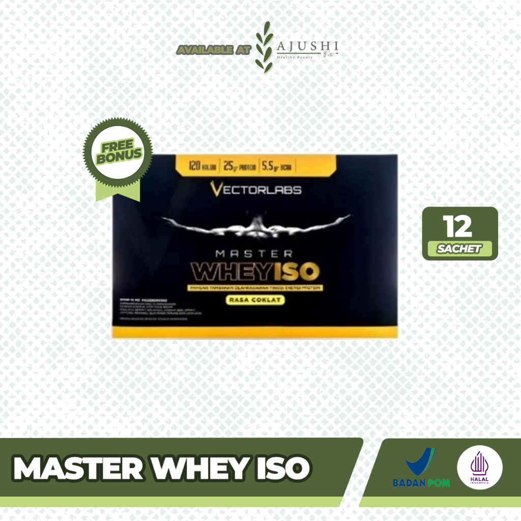 Jual Vectorlabs Master Whey Protein Isolate 1serv isi 12 sachet ...