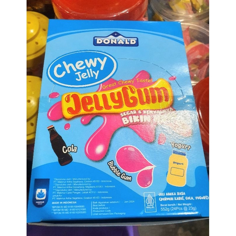 Jual Permen Cemilan Snack Chewy Candy Empuk Jellygum Jeli Yogurt Cola ...
