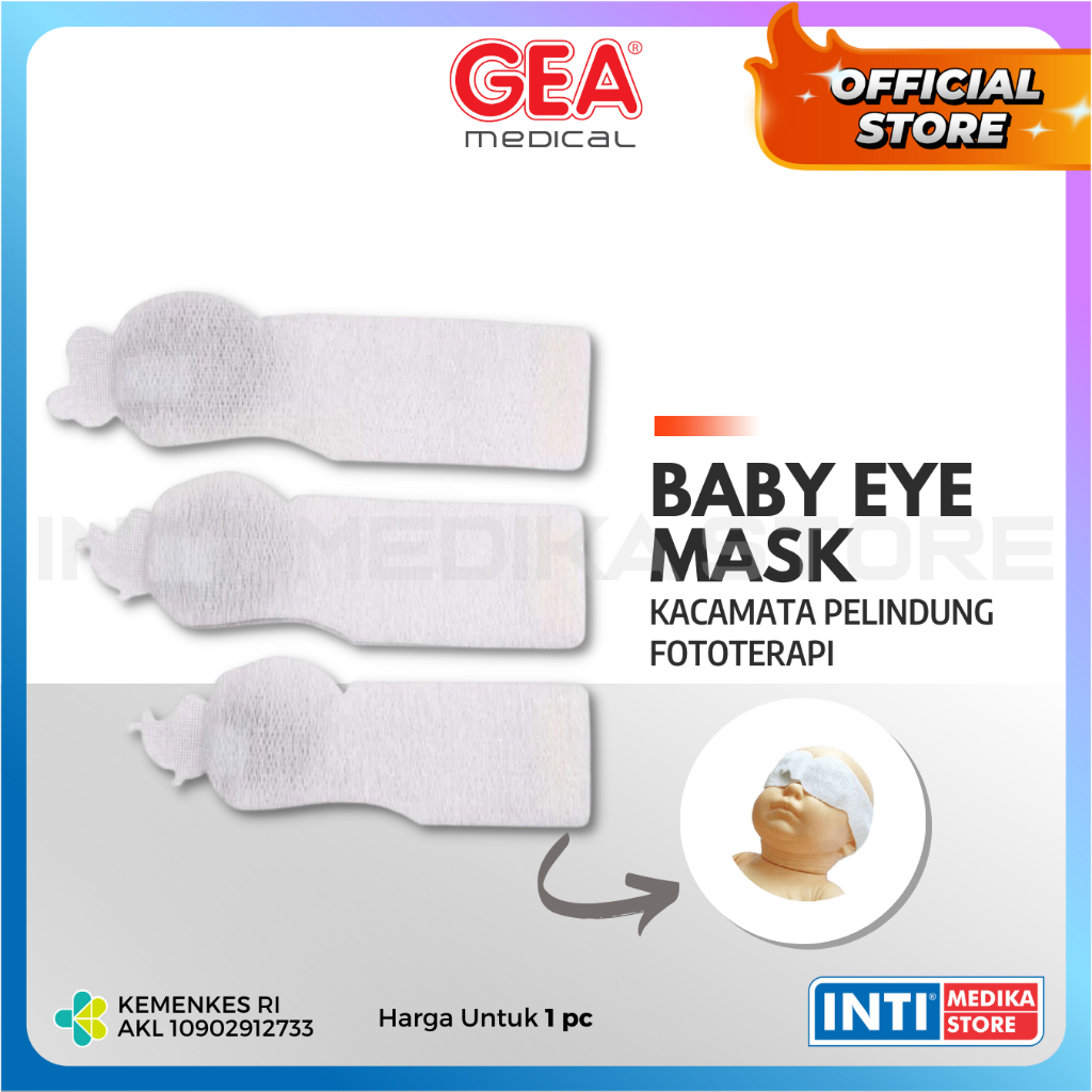 Jual GEA - Baby Eye Mask Fototerapi | Kacamata Penutup Pelindung Mata ...