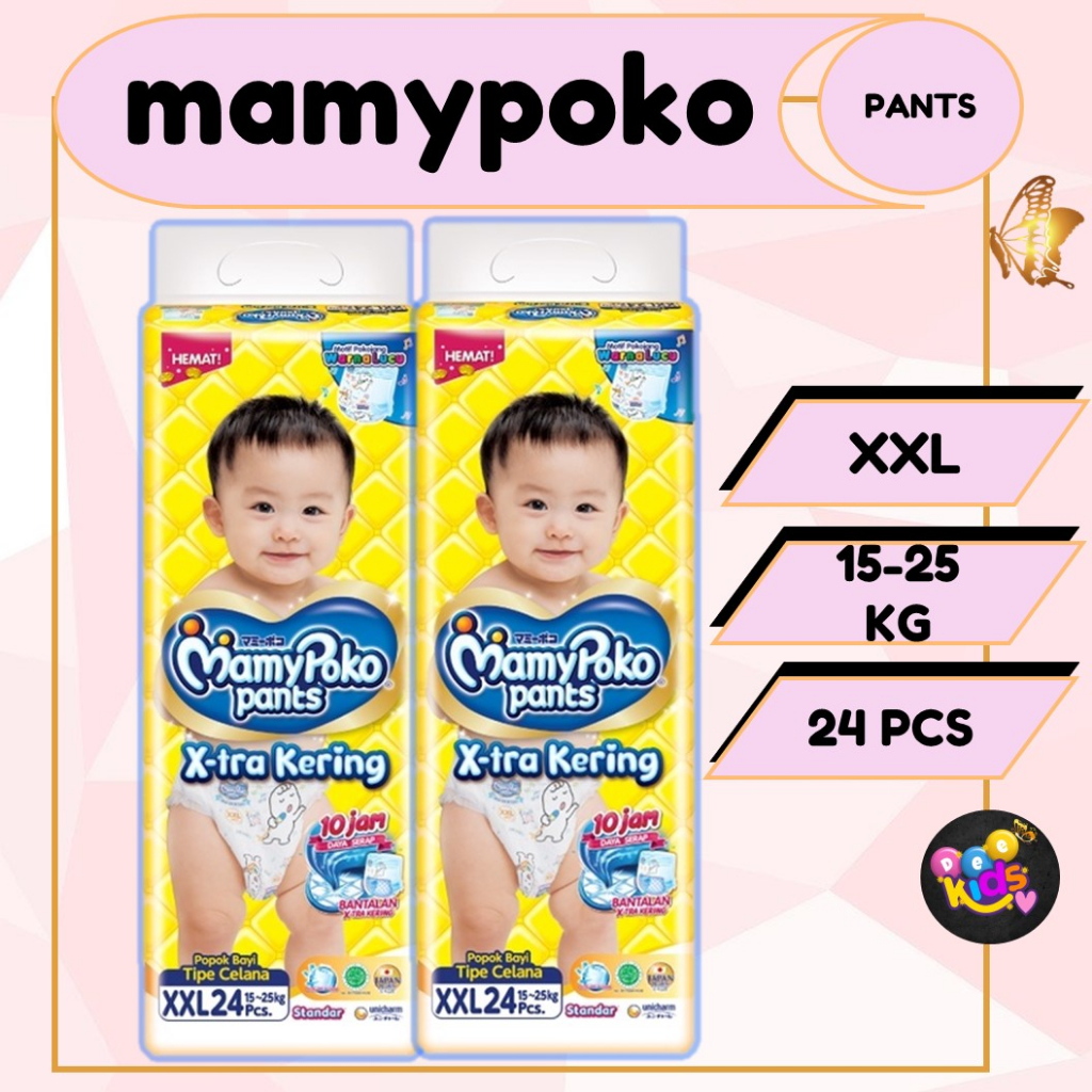 Jual Mamypoko pants xxl24 popok mamy poko pants xxl 24 - dee kidz ...