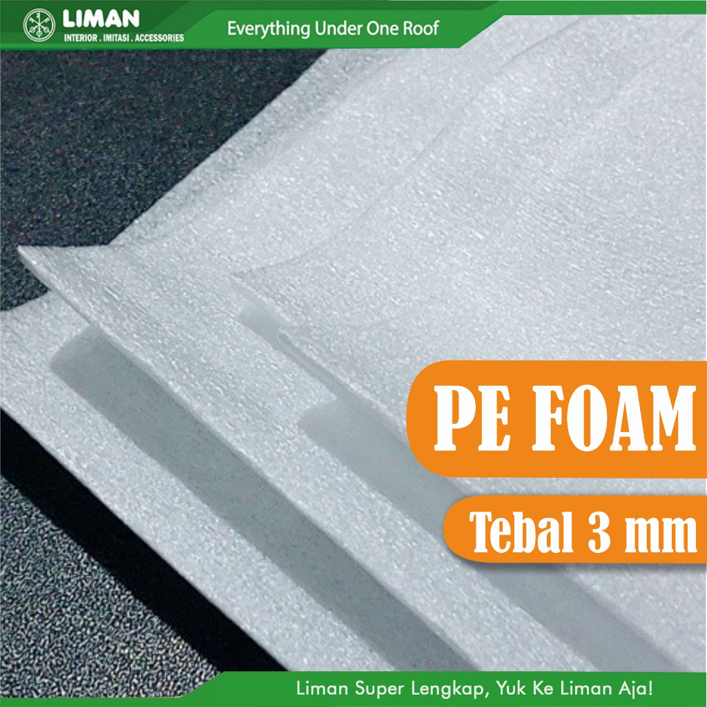 Jual PE Foam Sheet 3 mm Lembaran Lebar 120 cm Styrofoam Underlayer ...