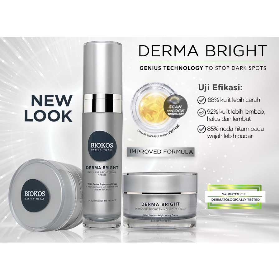 Jual Biokos Derma Bright Intensive Brightening Serum 30 ml | Shopee ...