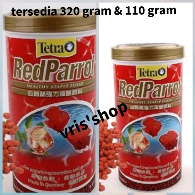 Jual Tetra red parrot 320 gram dan 110 gram pakan ikan hias | Shopee ...