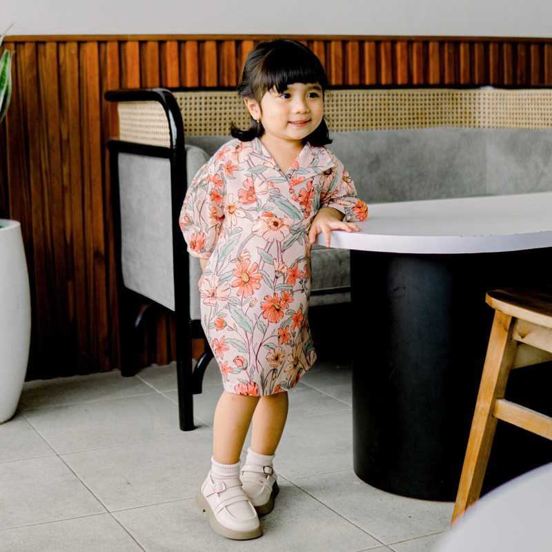 Jual (1-4 Tahun) SEAN-Dress Anak | Dress Kembang Anak Perempuan | Dress ...