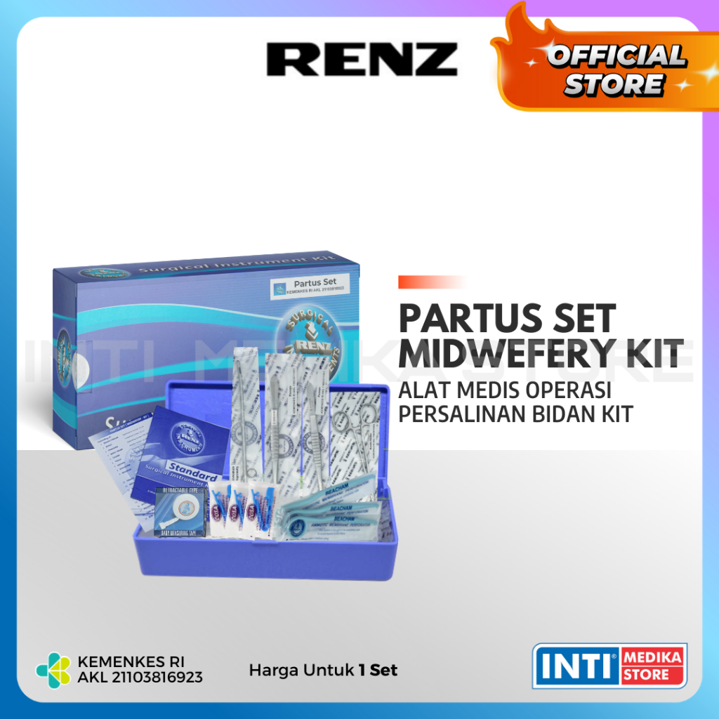 Jual RENZ - Partus Set | Alat Medis Operasi Persalinan Bidan Kit ...