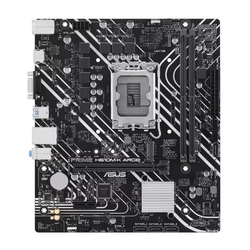 Jual Motherboard ASUS PRIME H610M-K ARGB (LGA1700, H610, DDR5, USB3.2, SATA3) | Shopee Indonesia