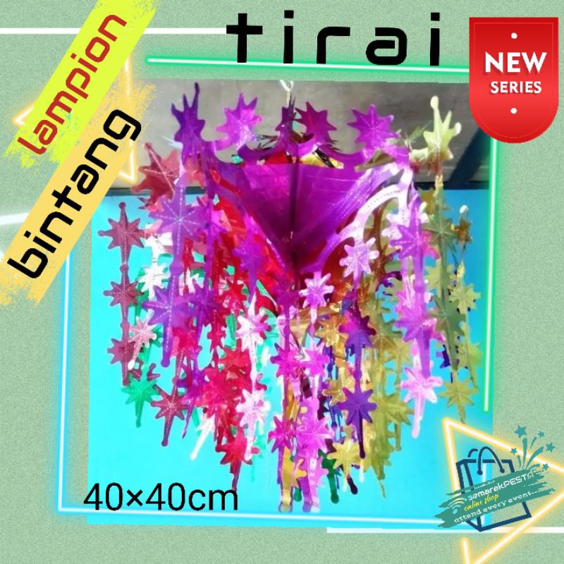 Jual (lampion unik) lampion tirai bintang, lampion tengah, indukan ...