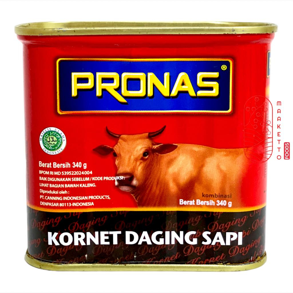 Jual Pronas Corned Beef / Pronas Kornet Daging Sapi Kaleng 340gr ...