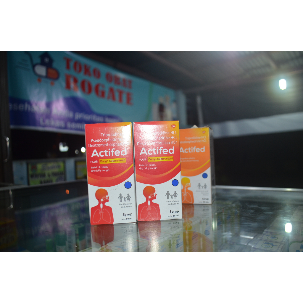 Jual ACTIFED PLUS SYR 60 ML (MERAH) | Shopee Indonesia
