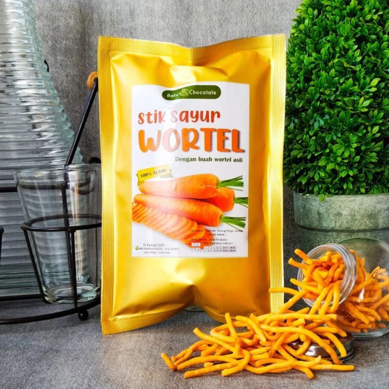 Jual Viksnack_stik wortel dan bayam/oleh_oleh khas malang | Shopee ...